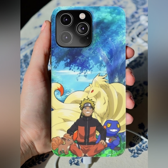 Cell Phones & Accessories | Cute Naruto X Pokemon Crossover Iphone 14 ...